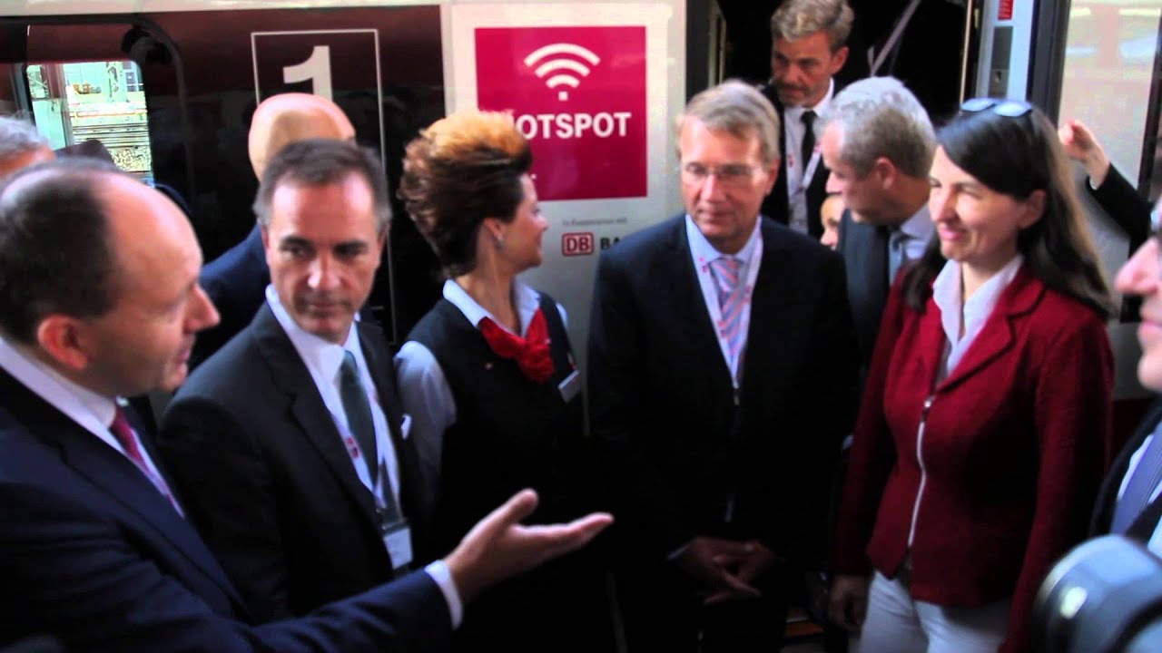 Premierenfahrt des ICE 3 nach Paris - YouTube