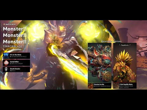 Terrorblade Arcana, Extracting Explosive Burst Prismatic Gem From Techies, Dota 2