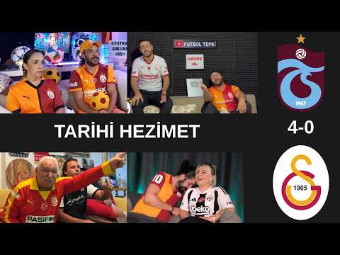 TARİHİ HEZİMET | MOHAMED SALAH HAT TRİCK | TRABZONSPOR 4 - 0 GALATASARAY TEPKİLER