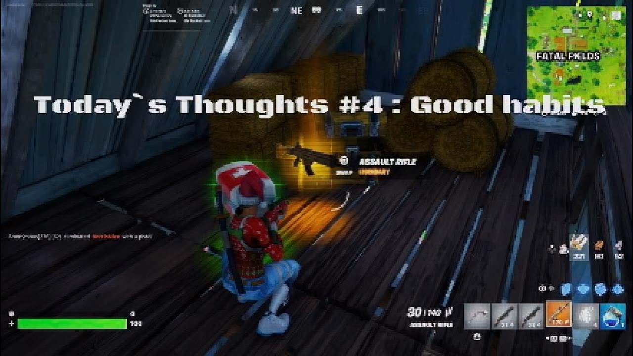 Today`s Thoughts #4 : Good habits - YouTube