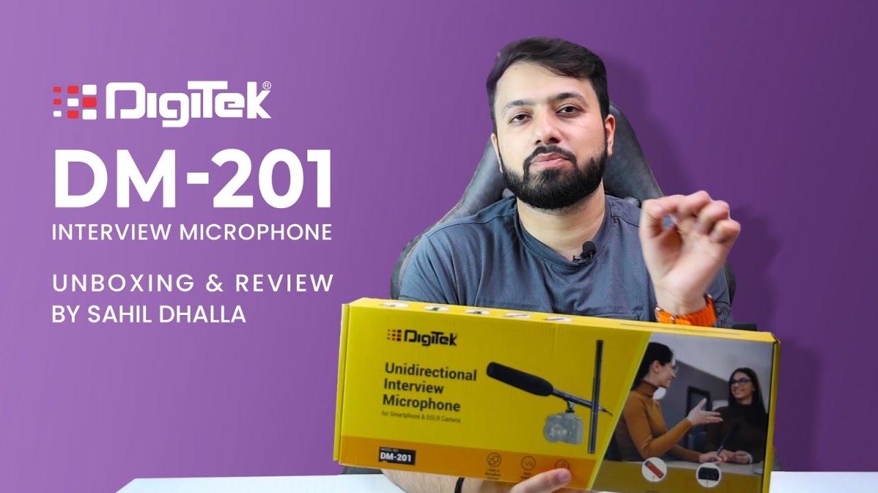 Review & Unboxing by Sahil Dhalla | Digitek Unidirectional Interview ...