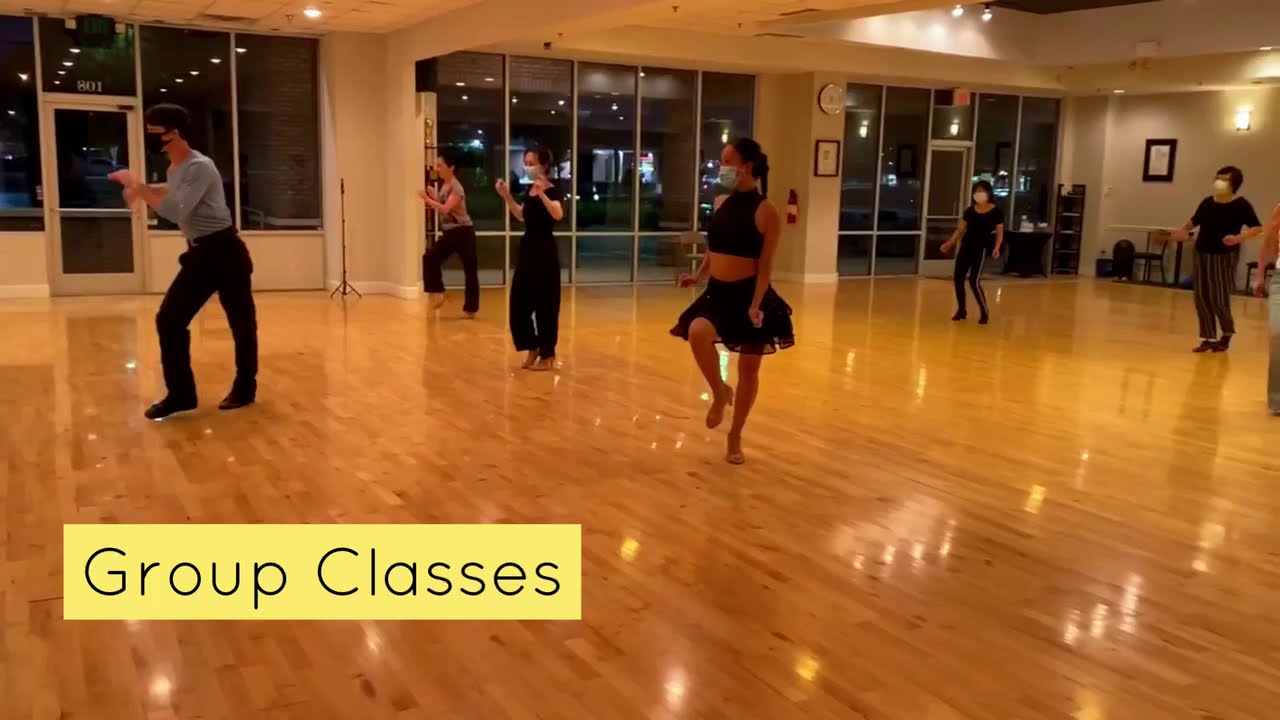 Group Dance Classes at Ultimate Ballroom Dance Studio - YouTube