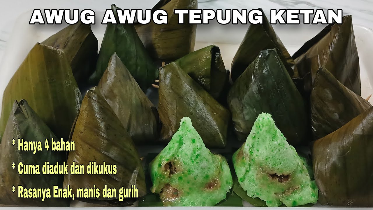 RESEP AWUG AWUG TEPUNG KETAN GULA MERAH|| Kue Jadul|| Kue Tradisional ...