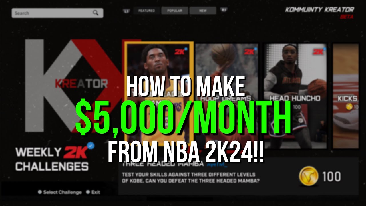 NBA 2K PAYS ME $5K/MONTH FOR THIS!! CONTENT CREATORS MUST WATCH ...