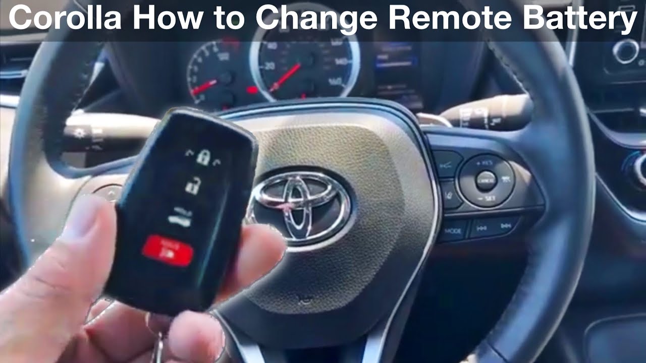 How to Change Key Fob Battery in Toyota Corolla 2019: Step-by-Step Guide