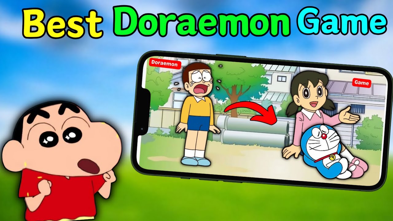 Shinchan Playing Doraemon Game😂 ||Funny Game Doraemon 3 😂 - YouTube