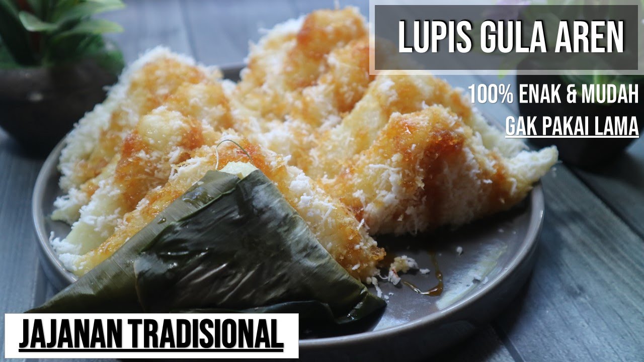 Resep Lupis Ketan Gula Aren Segitiga | Lupis Recipes | Jajanan ...