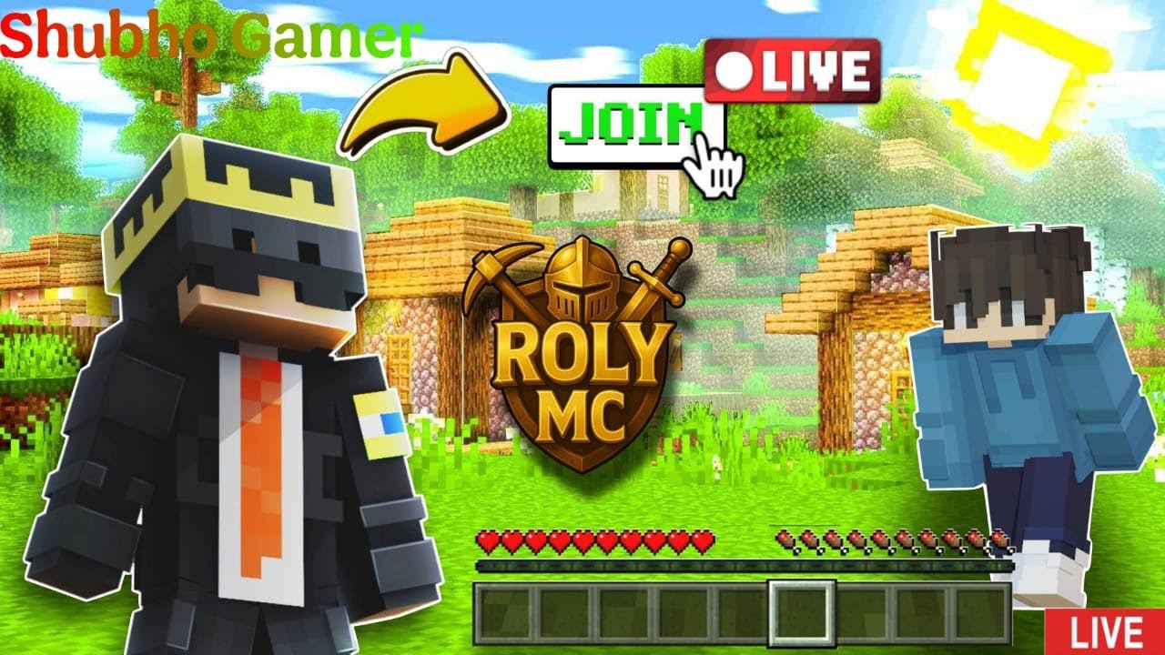 Minecraft ROLY MC 24/7 Server java + Bedrock Live #Shorts #Minecraft # ...