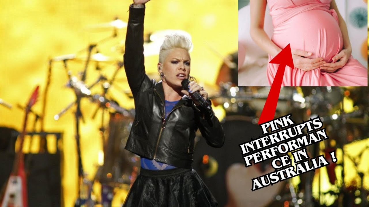🎥 Pink interrupts performance in Australia ! - YouTube