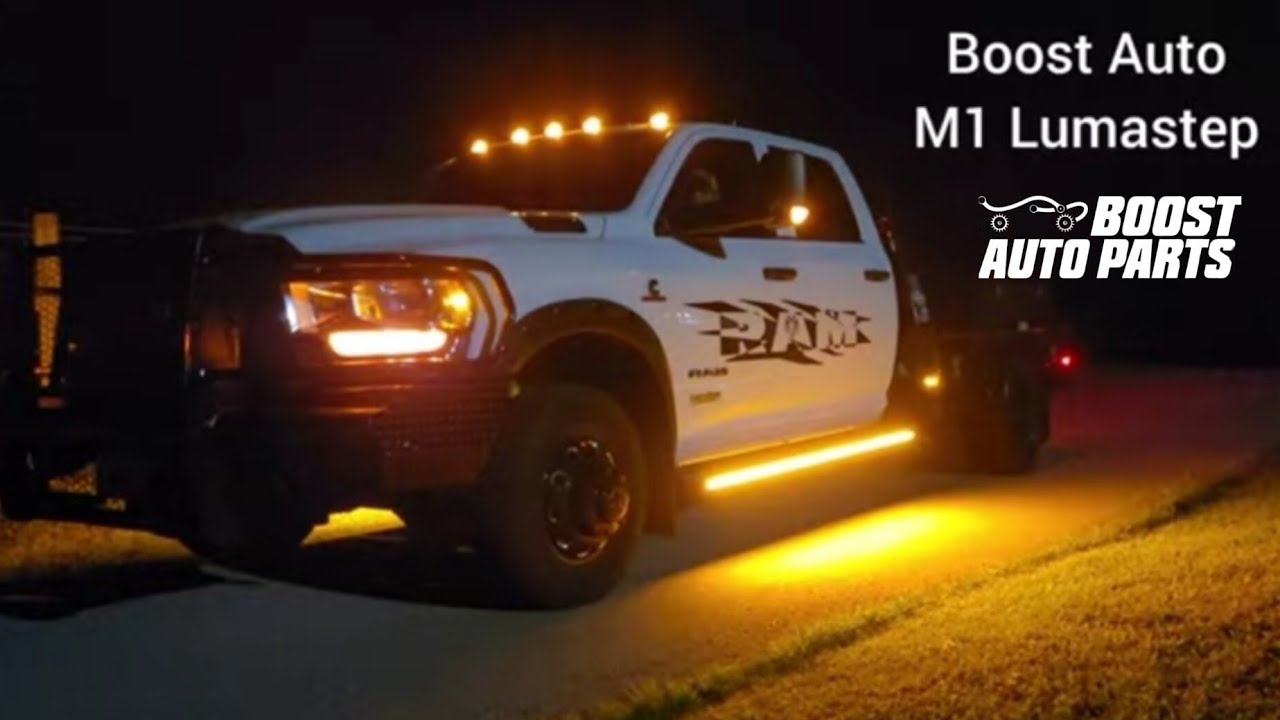 Boost Auto M1 Lumastep install on a 2020 Dodge Ram - YouTube