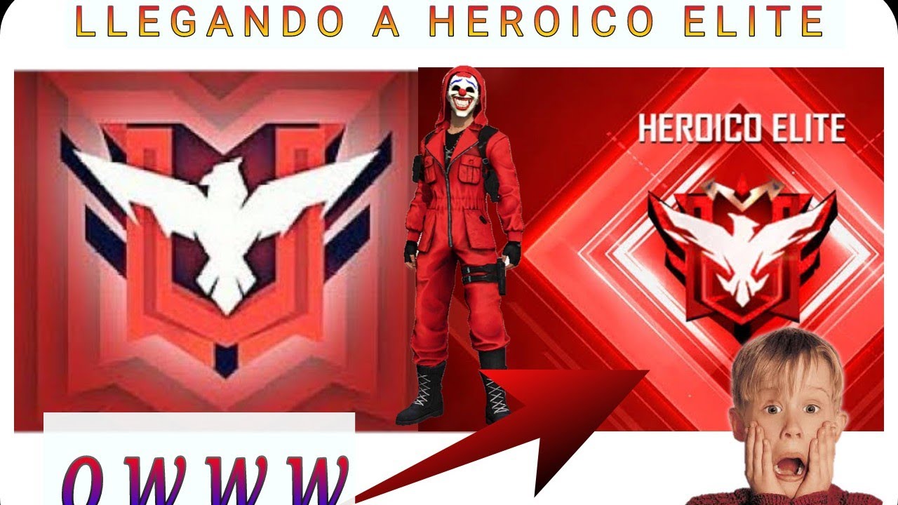 ASI FUE COMO LLEGUÉ A HEROICO ELITE EN MOVIL BR CLASIFICATORIA FREE FIRE - YouTube
