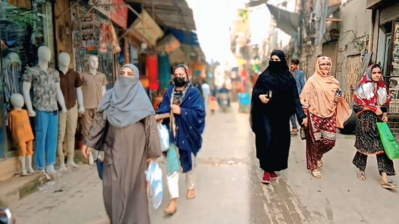 Bazaar Life in Pakistan 4k | Walk and explore pk Life style in Pakistan ...