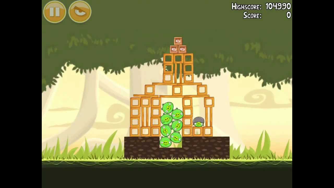 Angry Birds Danger Above 6-9 Walkthrough 3 Star - YouTube