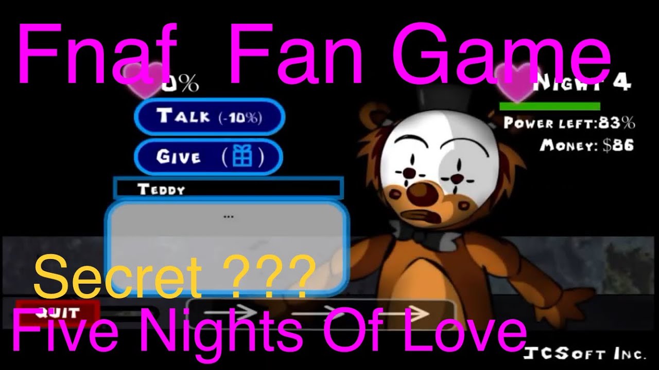 [Fnaf Fan Game] Five Nights of Love: Dating Sim(Sercret ??? Mode ...