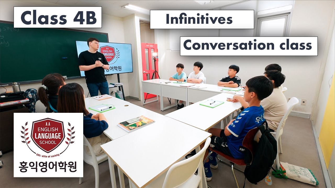 Class 4B conversation class demonstration: "infinitives" - YouTube