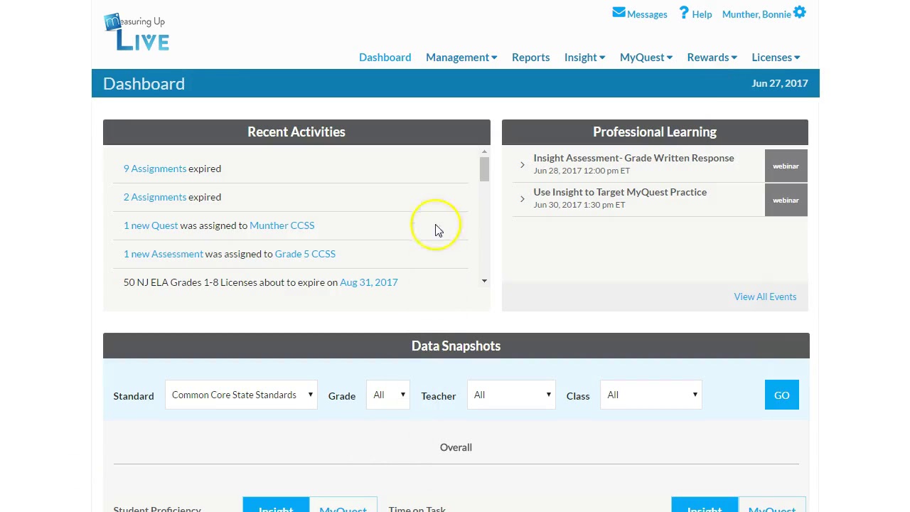Measuring Up Live Current Customers Account Setup: Adding Faculty ...