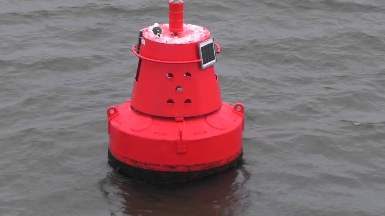 Red Can Buoy, Asia Plymouth Sound, Devon, England 25th August 2015 ...