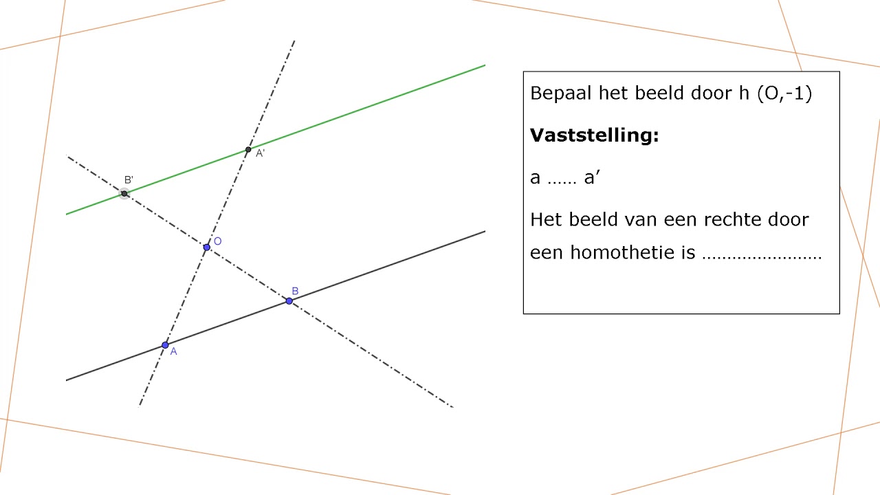 Eigenschappen van homothetie - YouTube