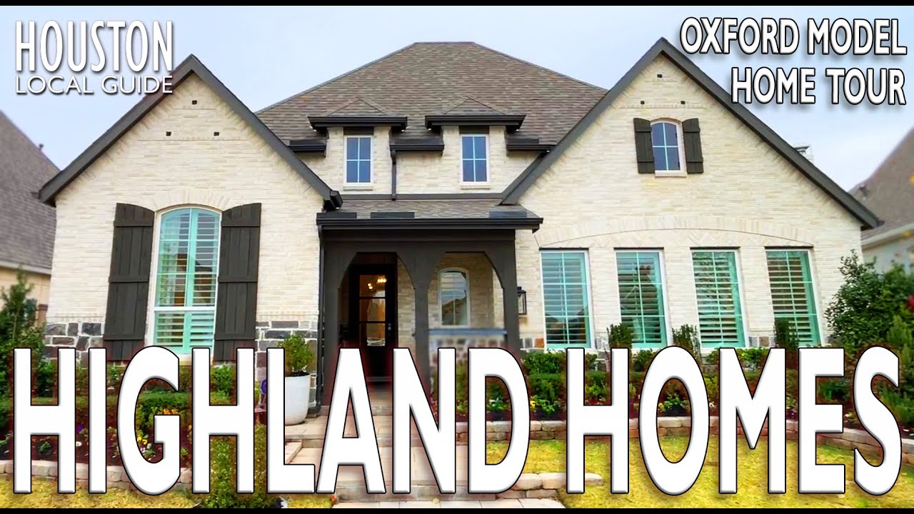 Highland Homes - The Oxford | Model Home Tour - YouTube