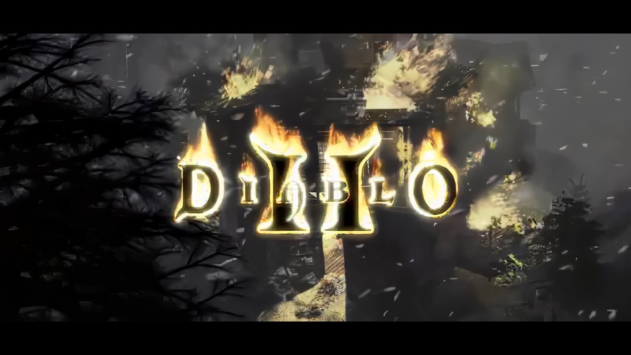 Diablo II (Windows, 2000) Introduction - AI Remastered (4k) - YouTube