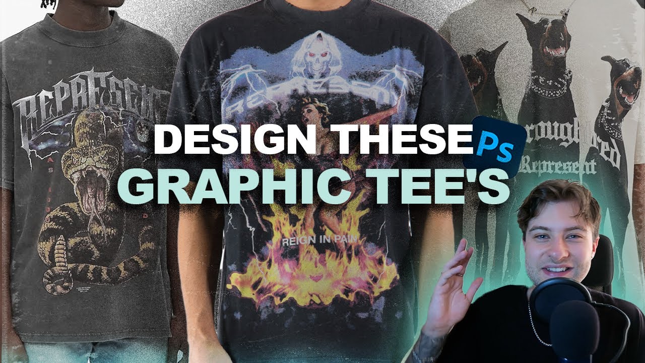 Design High End Graphic T-shirts | Photoshop Tutorial 2023 - YouTube