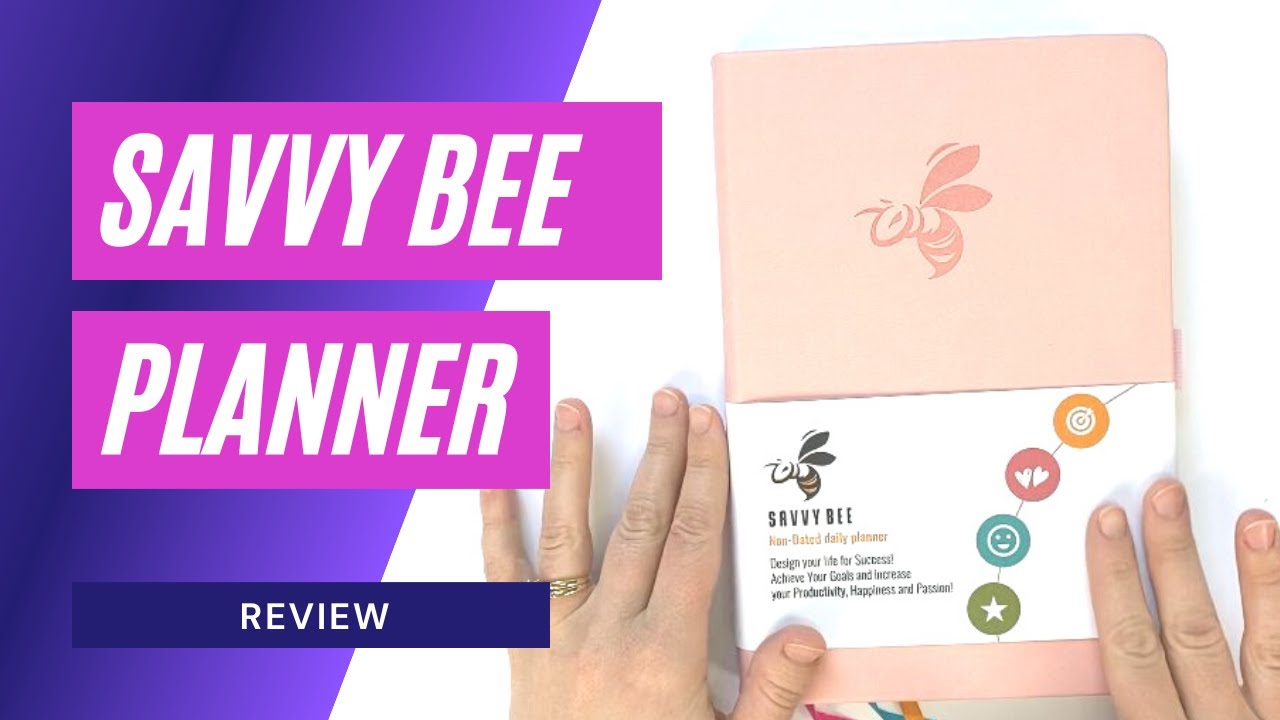 PLANNER REVIEW - Savvy Bee Planner Flip Through & Review - YouTube