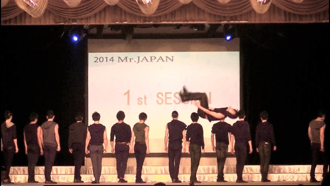 2014 Mr.japan 日本大会 - 1st Session Dance - - YouTube