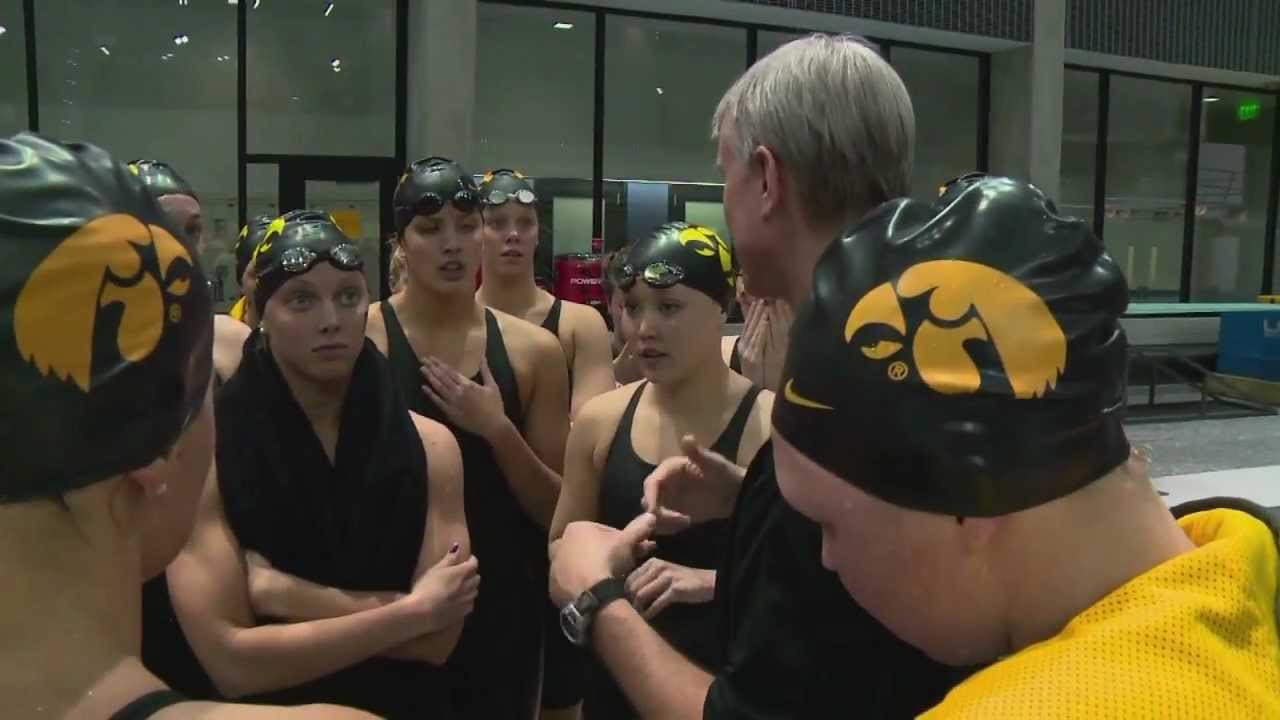 HSR - Swimming coach Marc Long on set - YouTube