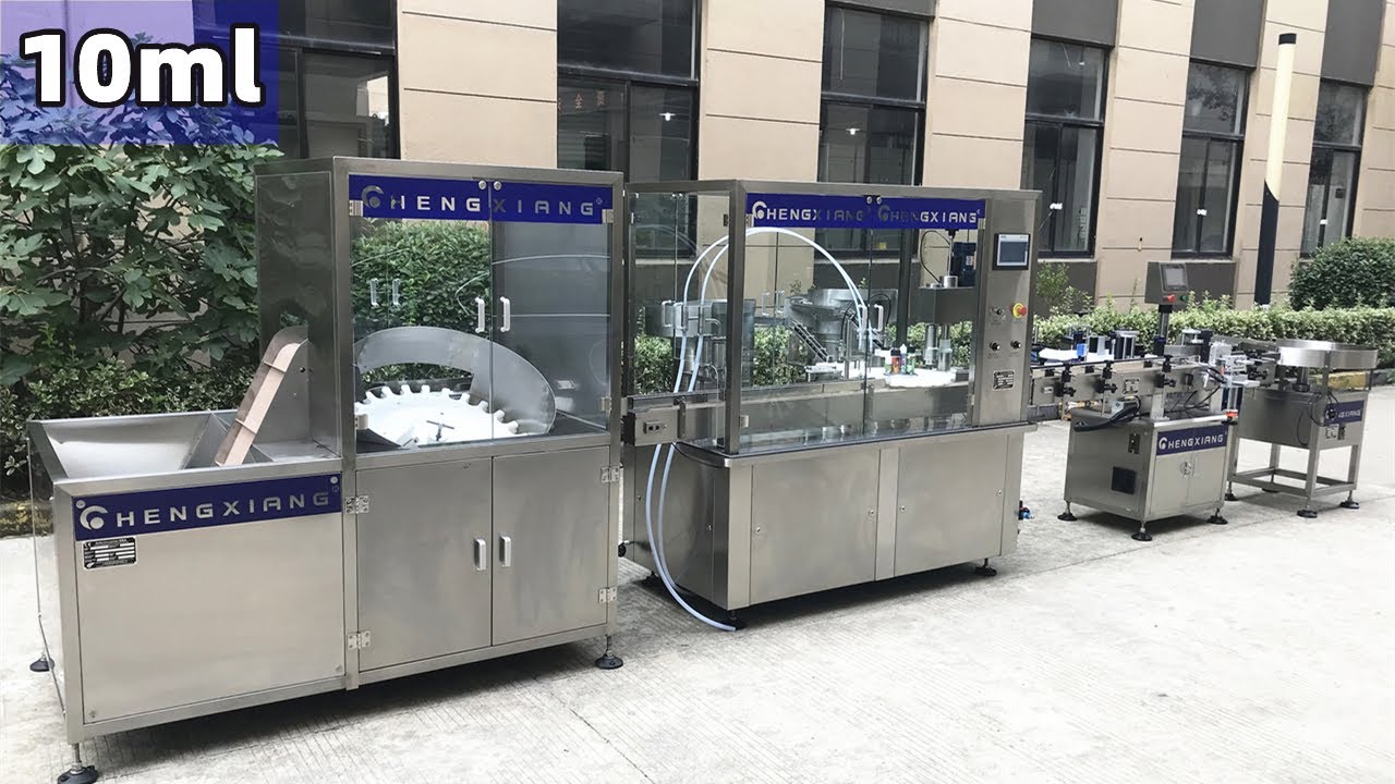 10ml Vape Juice Filling Line丨Filling Capping Labeling Machine For ...