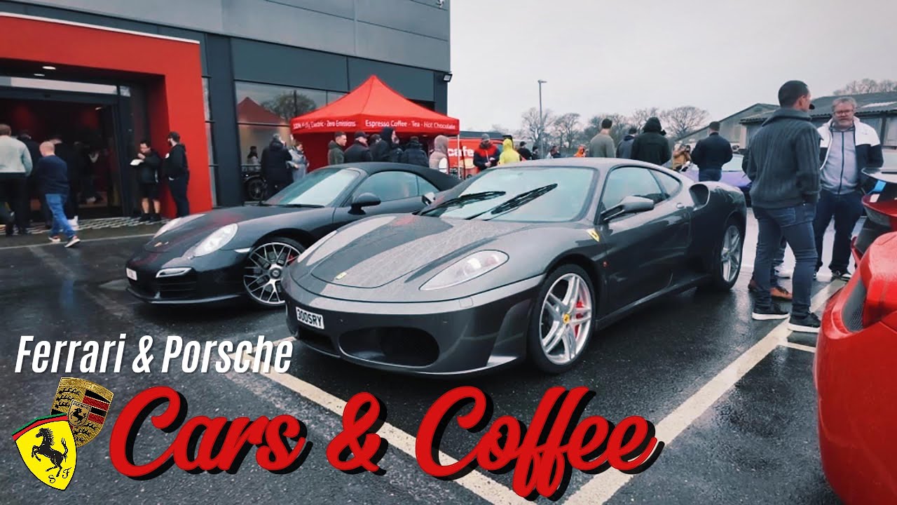 I went to a Porsche and Ferrari Cars & Coffee | Essex Car Meets ECM ...