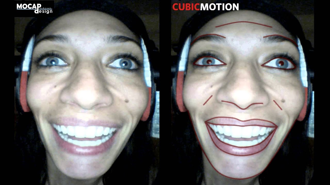 Track your video with Cubic Motion's technology - YouTube