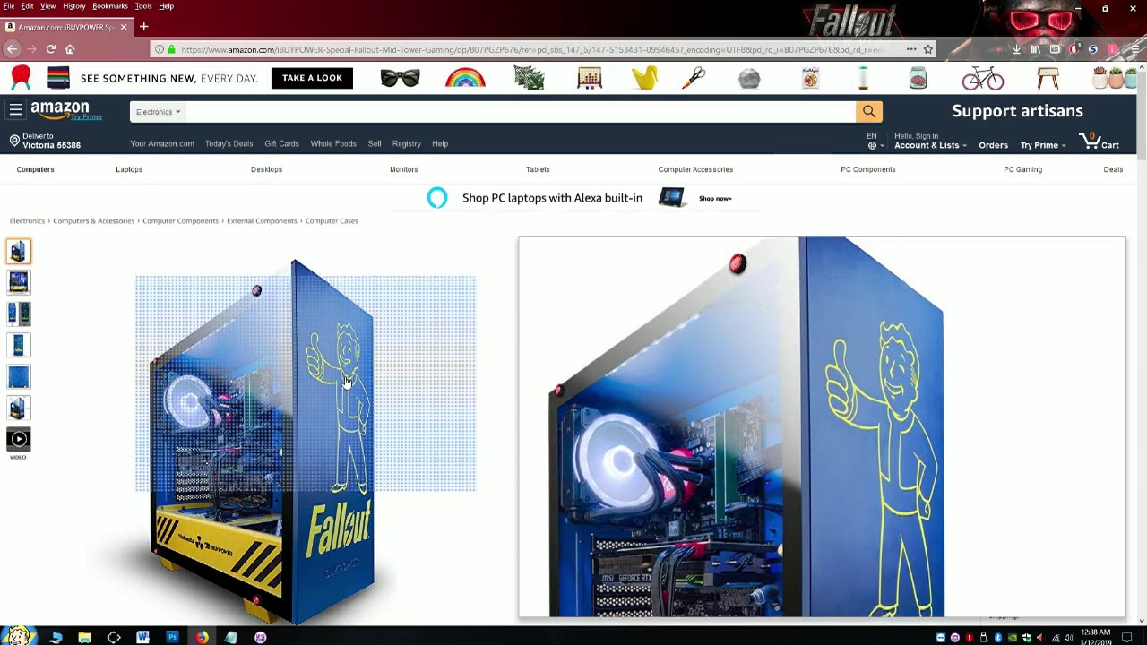 iBuyPower Fallout Computer Case for $200 - YouTube