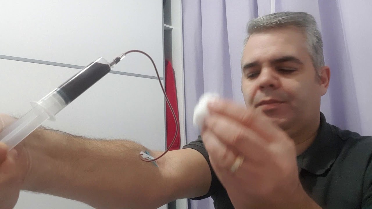Como eu realizo minha própria autohemoterapia, lembrando que não é ...
