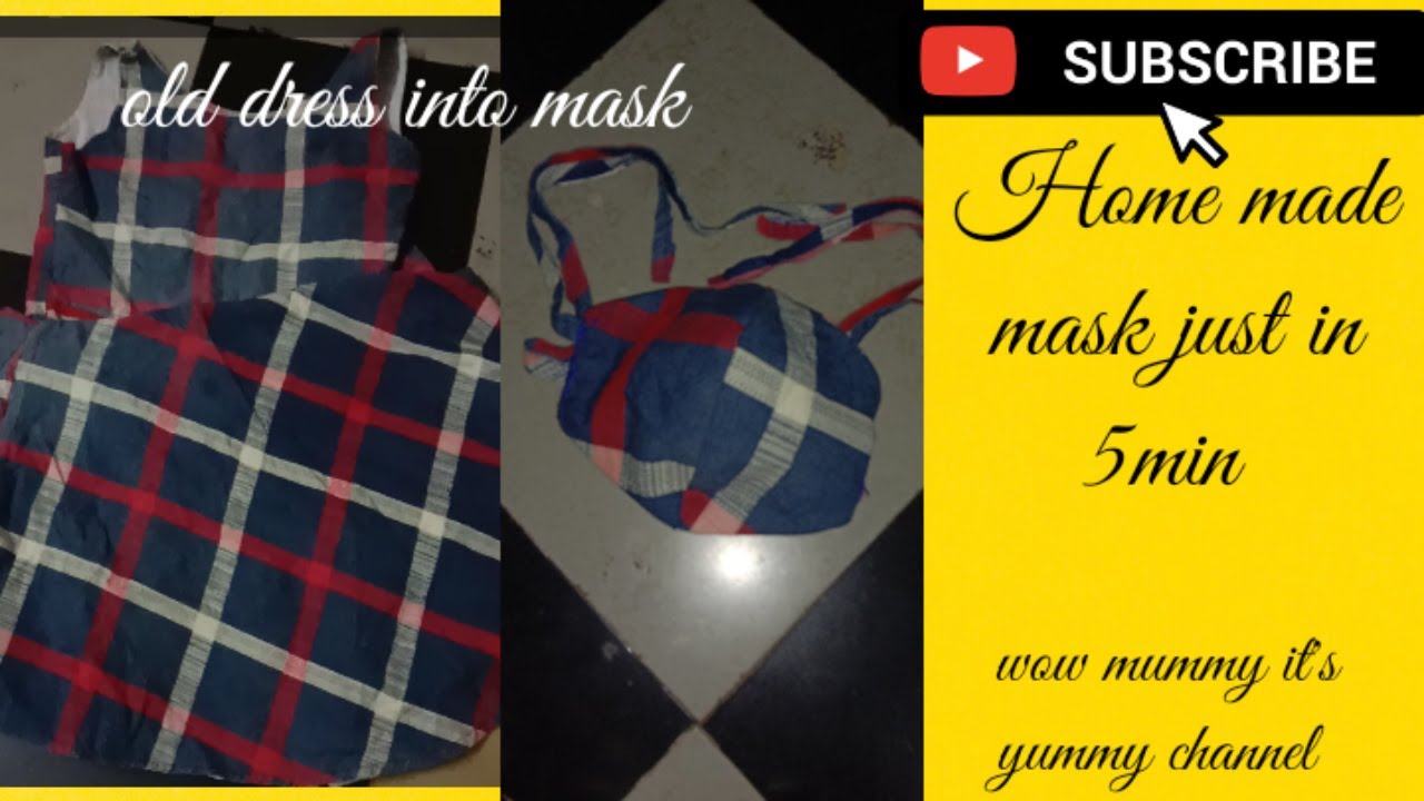 how to make a perfect simple and easy mask at home just in 5min ...