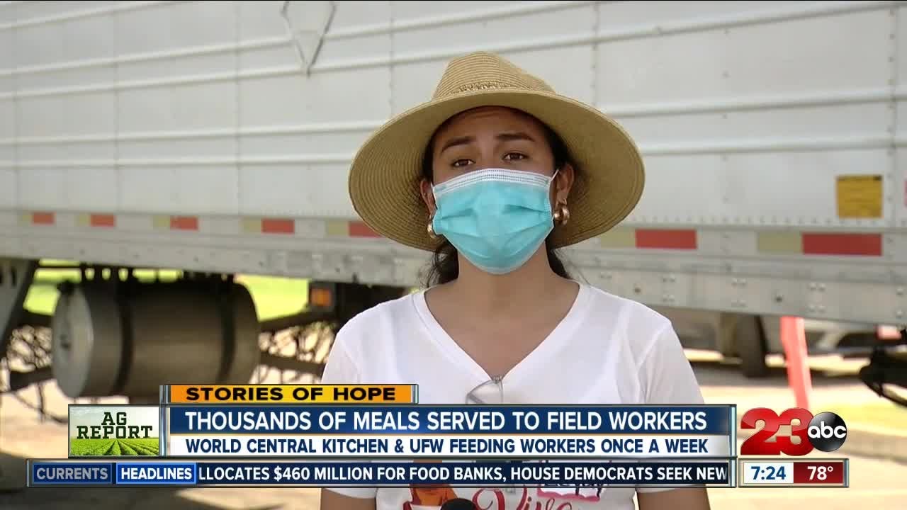 UFW helps deliver meals to Delano farm worker families - YouTube