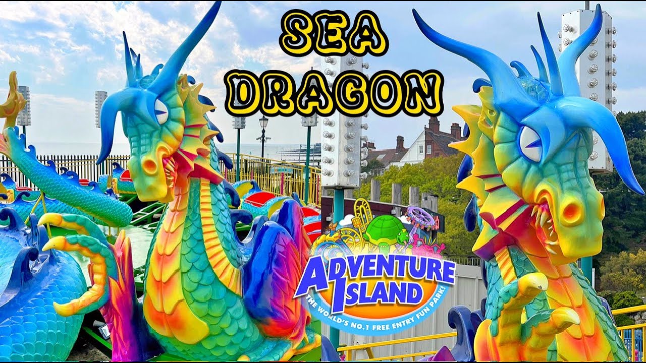 THEME PARKS - AMAZING SEA DRAGON RIDE ADVENTURE ISLAND | AMUSEMENT ...