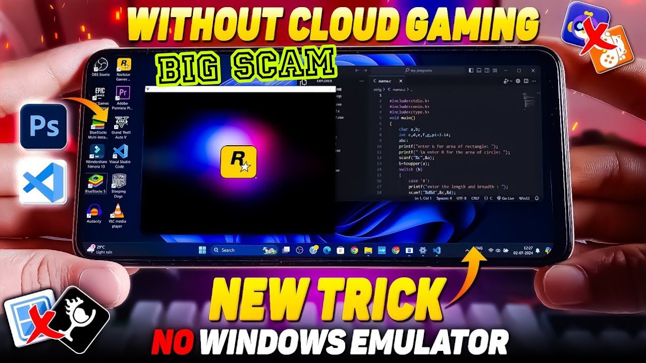 Trying *HORIZON EMU* Emulator In LOW-END Mobile | Playing PC Gams In ...