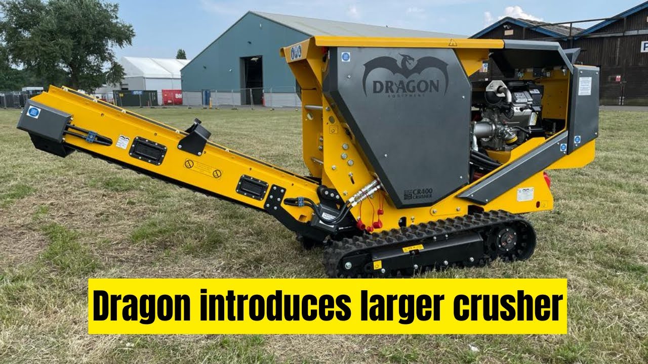 Dragon Equipment unveils CR400 compact crusher - YouTube