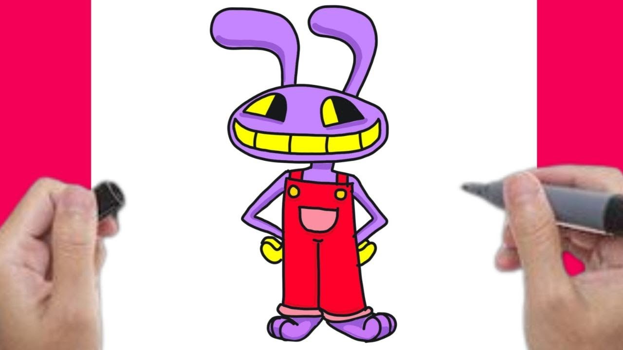 How to draw JAX (The Amazing Digital Circus) - YouTube