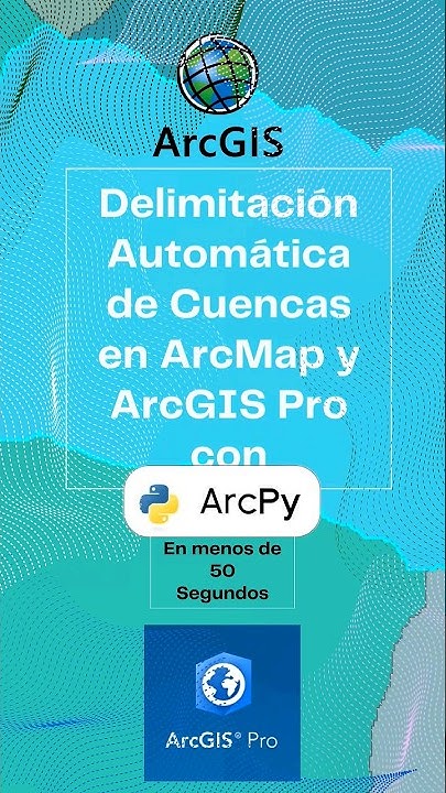 Delimitación Automática de Cuencas Hidrográficas con ARCPY en ArcMap y ArcGIS Pro - YouTube