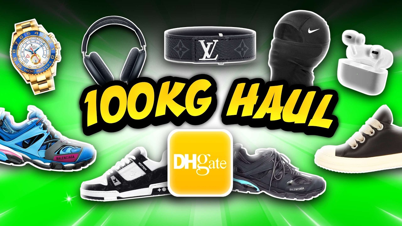 MASSIVE 100KG DHGATE HAUL (with links) - YouTube