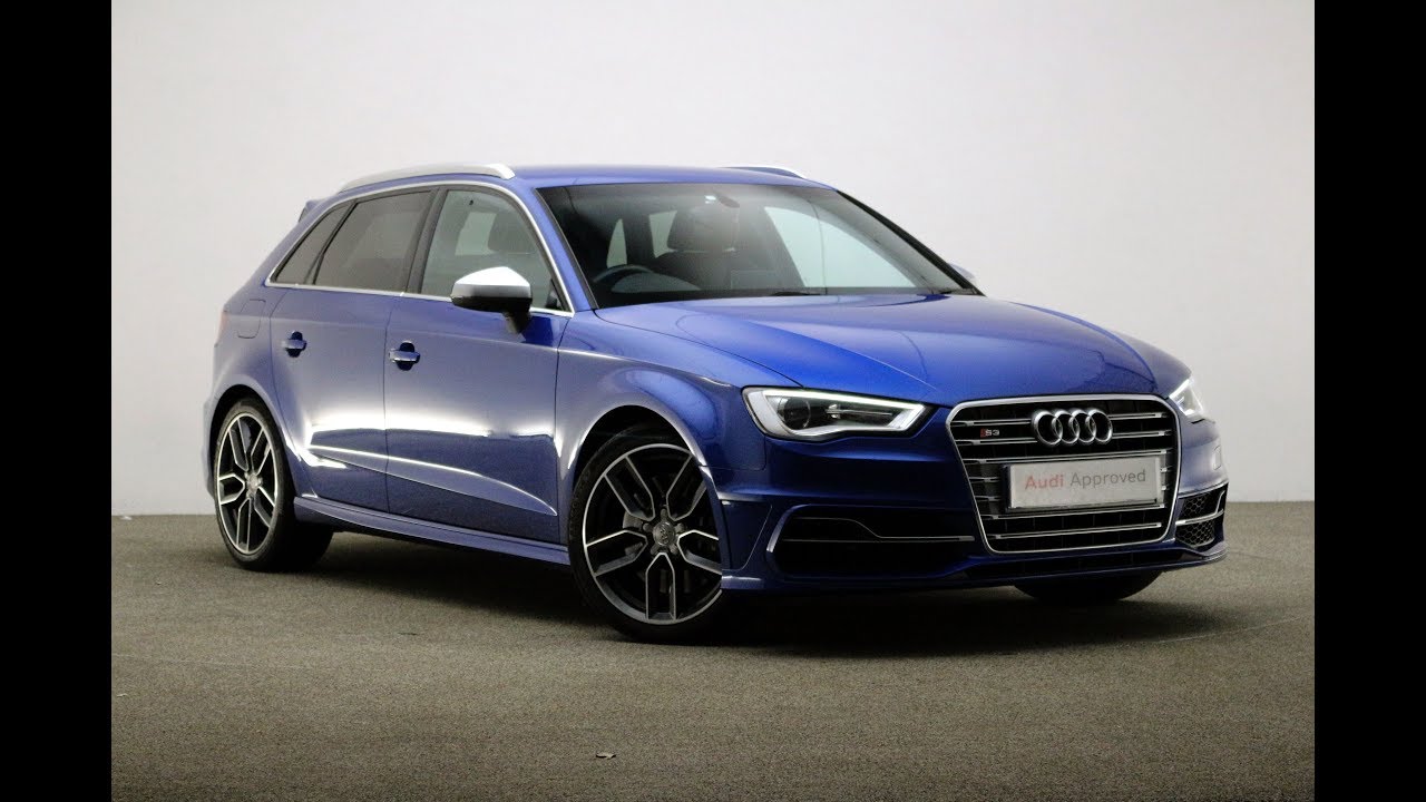 RO15XRA AUDI A3 S3 SPORTBACK QUATTRO BLUE 2015, Reading Audi - YouTube
