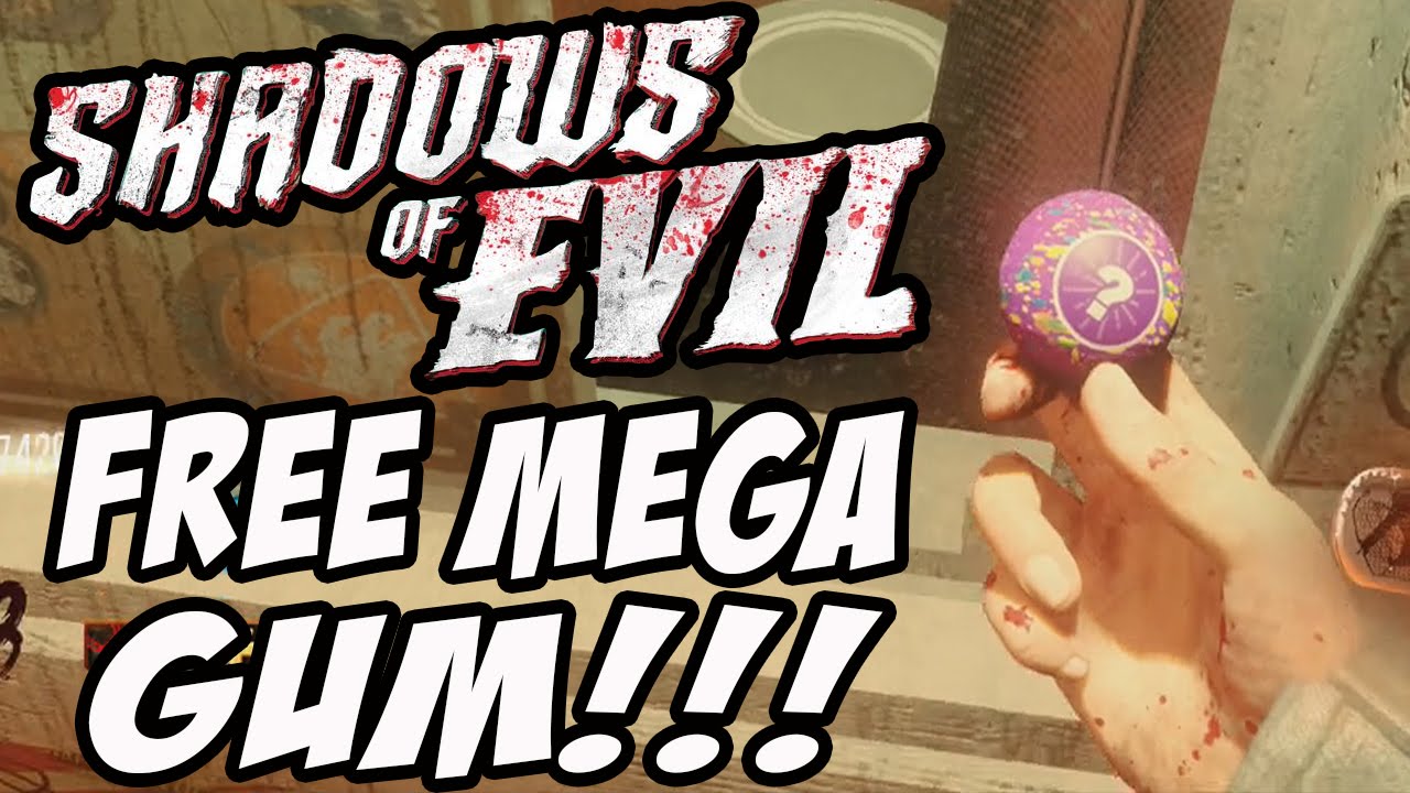 How To Get "FREE MEGA GUM" Shadows Of Evil (Call of Duty: Black Ops 3 ...