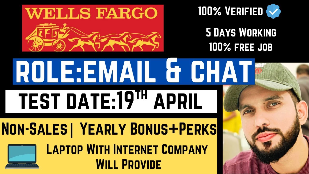 Wells Fargo Email & Chat Support Job - YouTube