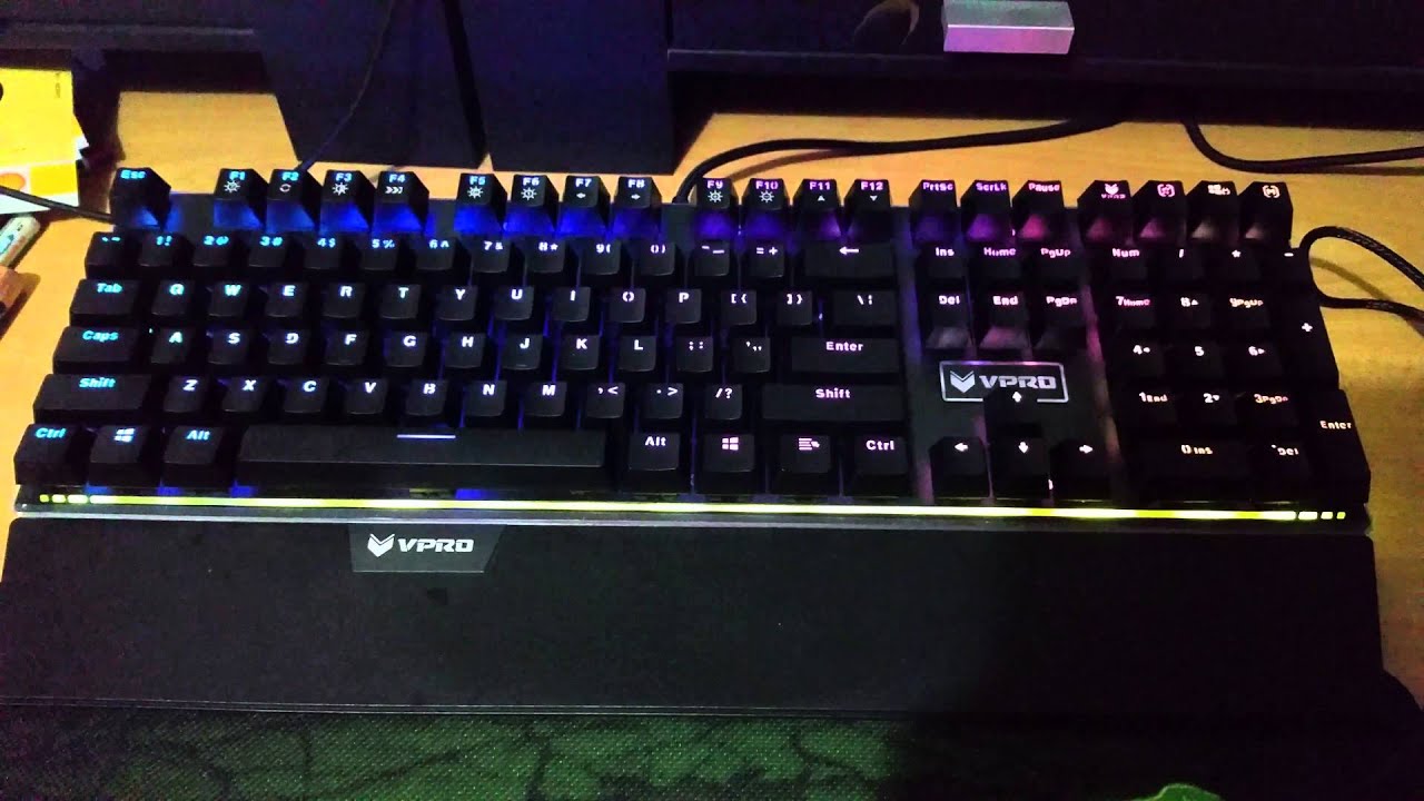 RAPOO V720 Mechanical Gaming - YouTube