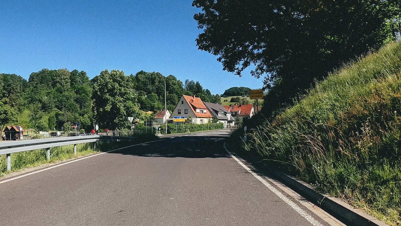 Scenic Drive through Bavarian Spessart in hot Summer // Germany - YouTube