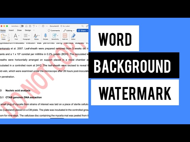 American Flag Watermark Microsoft Word How To Add Backgrounds In