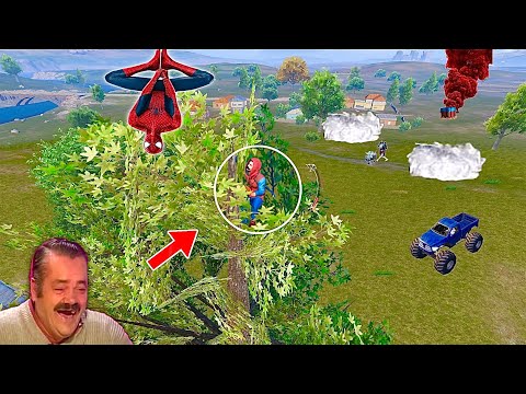 Unluckiest Moments Ever 😭 Pubg Mobile Trolling Noobs 🤣 SPIDER-MAN MODE 