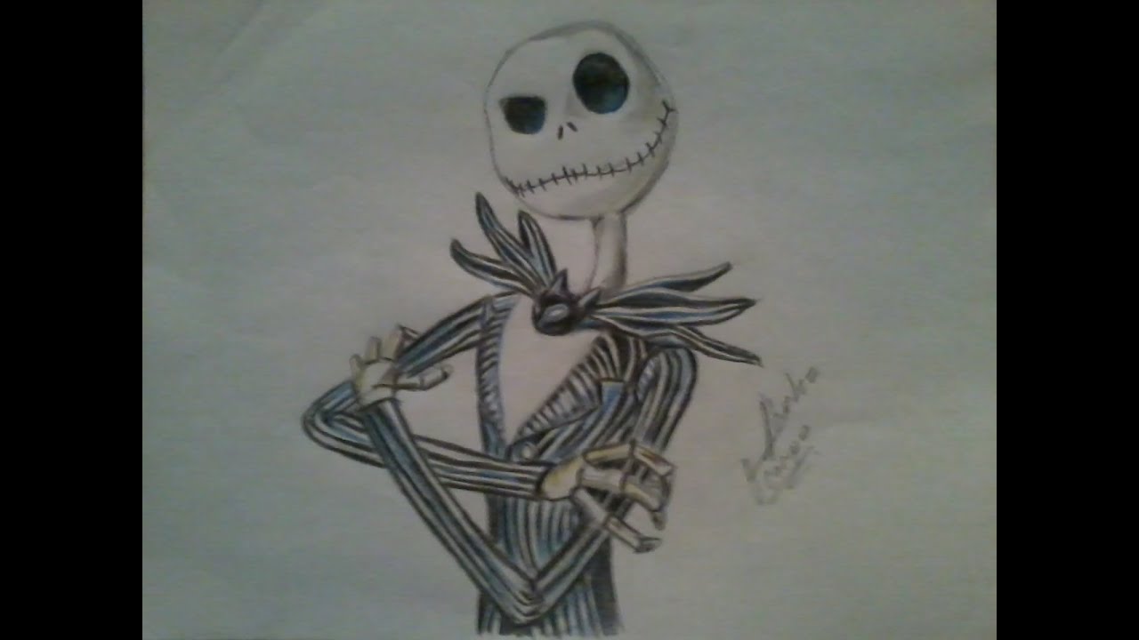 Dibujando a Jack Skeleton/ Drawing Jack Skeleton/ El extraño mundo de ...