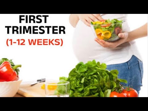 A First-Trimester Diet Chart during Pregnancy - YouTube